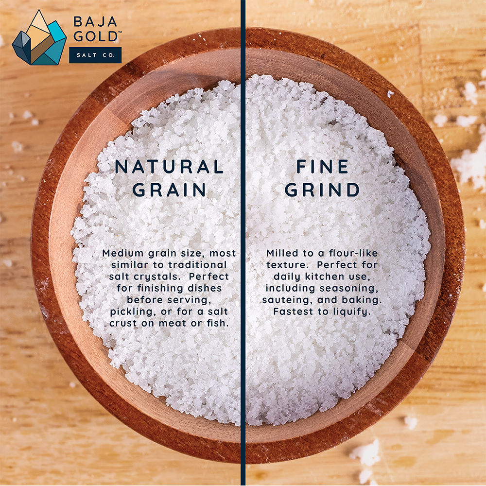Signature Mineral Sea Salt | Natural Grain Crystals | Baja Gold – Baja ...